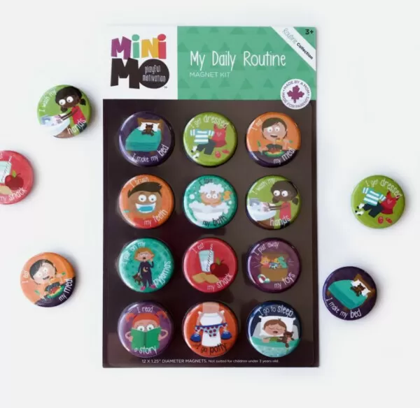 Minimo My Daily Routine - 12 magnets only - no board – Perso