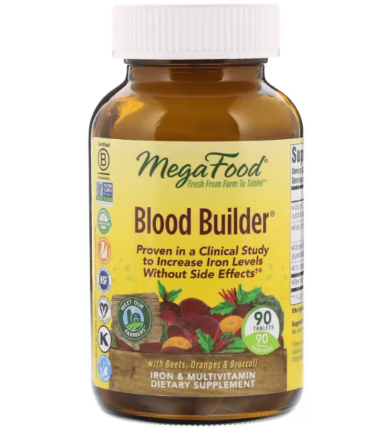 MegaFood Blood Builder 90 Tablets @ – Personalized Plush To