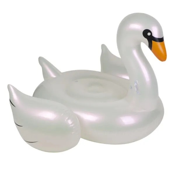 SunnyLife Ride-On Float Pearl Swan – Personalized Plush Toys