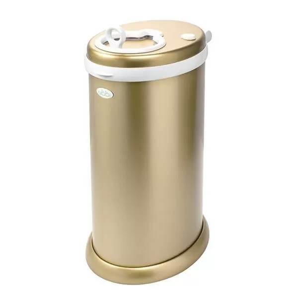 Ubbi Diaper Pail Gold – Personalized Plush Toys & Baby Gifts